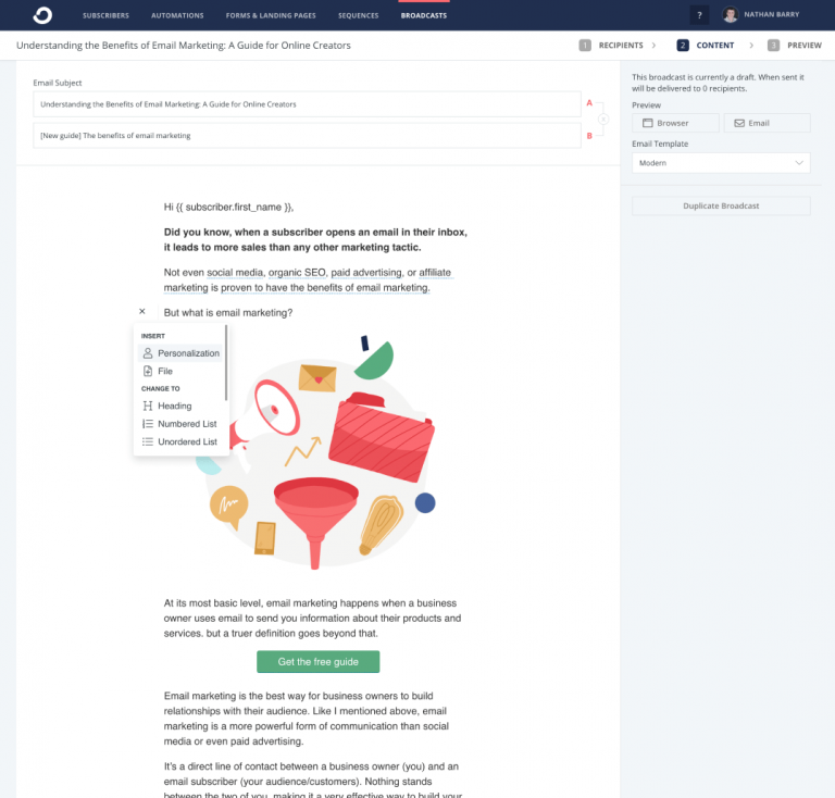 The best email marketing platforms / software in 2021 - The Silent Guru ...